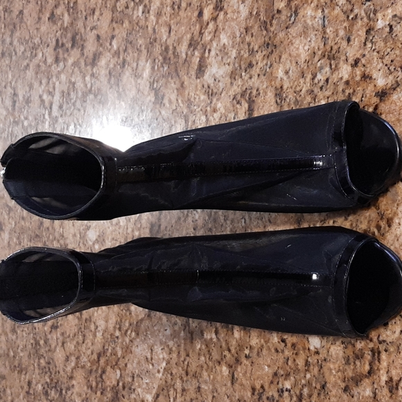 Leith | Shoes | Leith Saber Sandal Peep Toe Booties | Poshmark